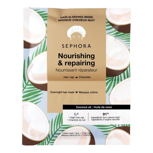 Hair Sleeping Mask - Nacht-Haarpflege Creme-Maske + Haube von SEPHORA ...