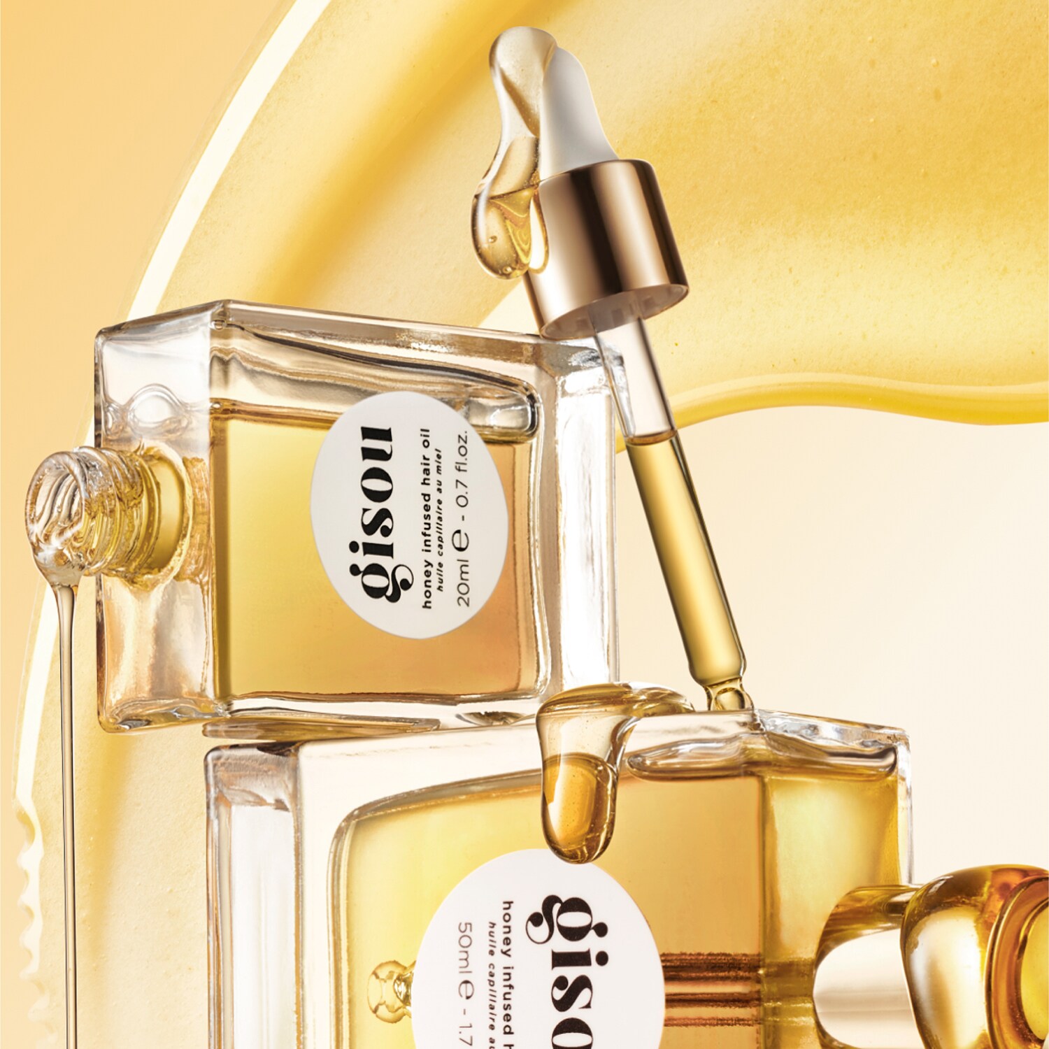 Honey Infused Hair Oil - Multifunktionshaaröl von GISOU ≡ SEPHORA