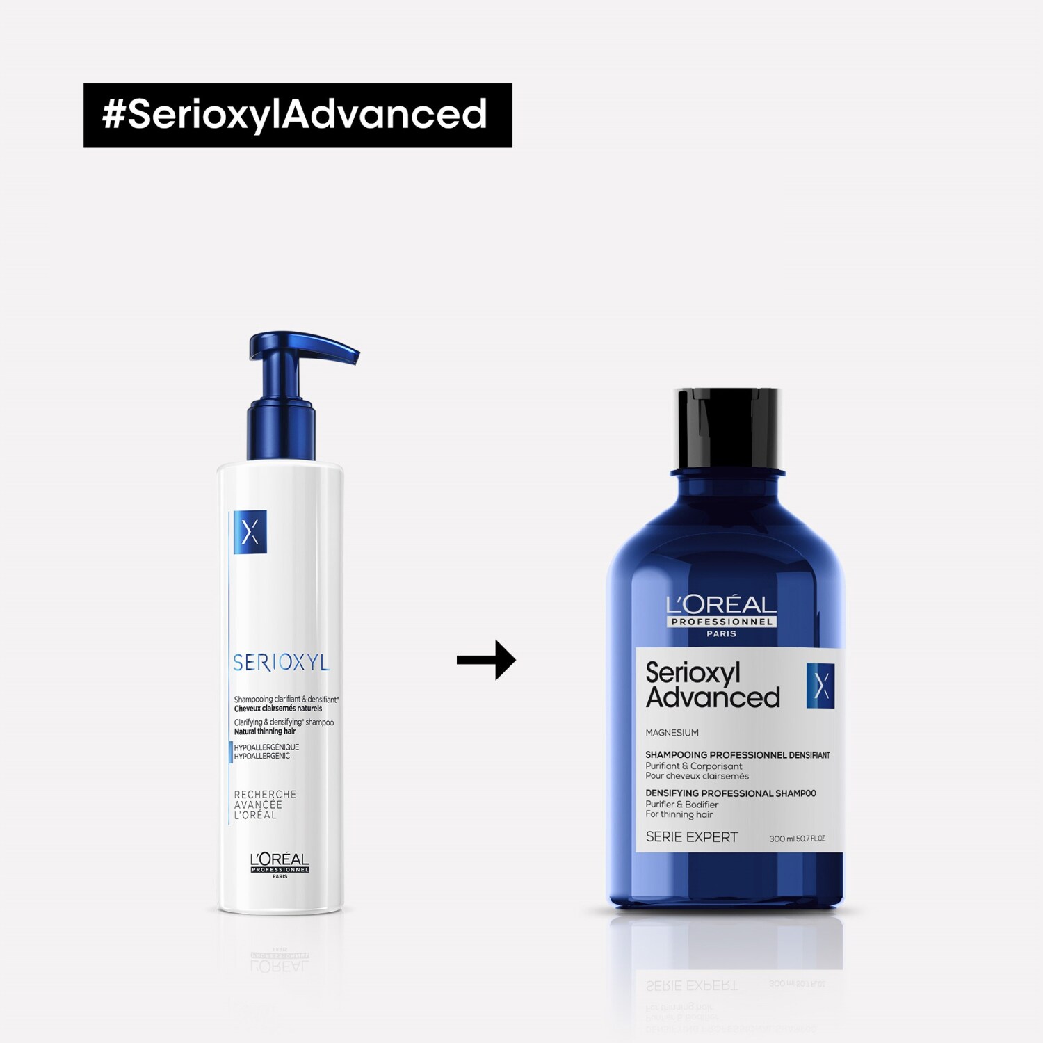 Serie Expert Serioxyl Advanced Anti-Hair thinning Purifier & Bodifier ...