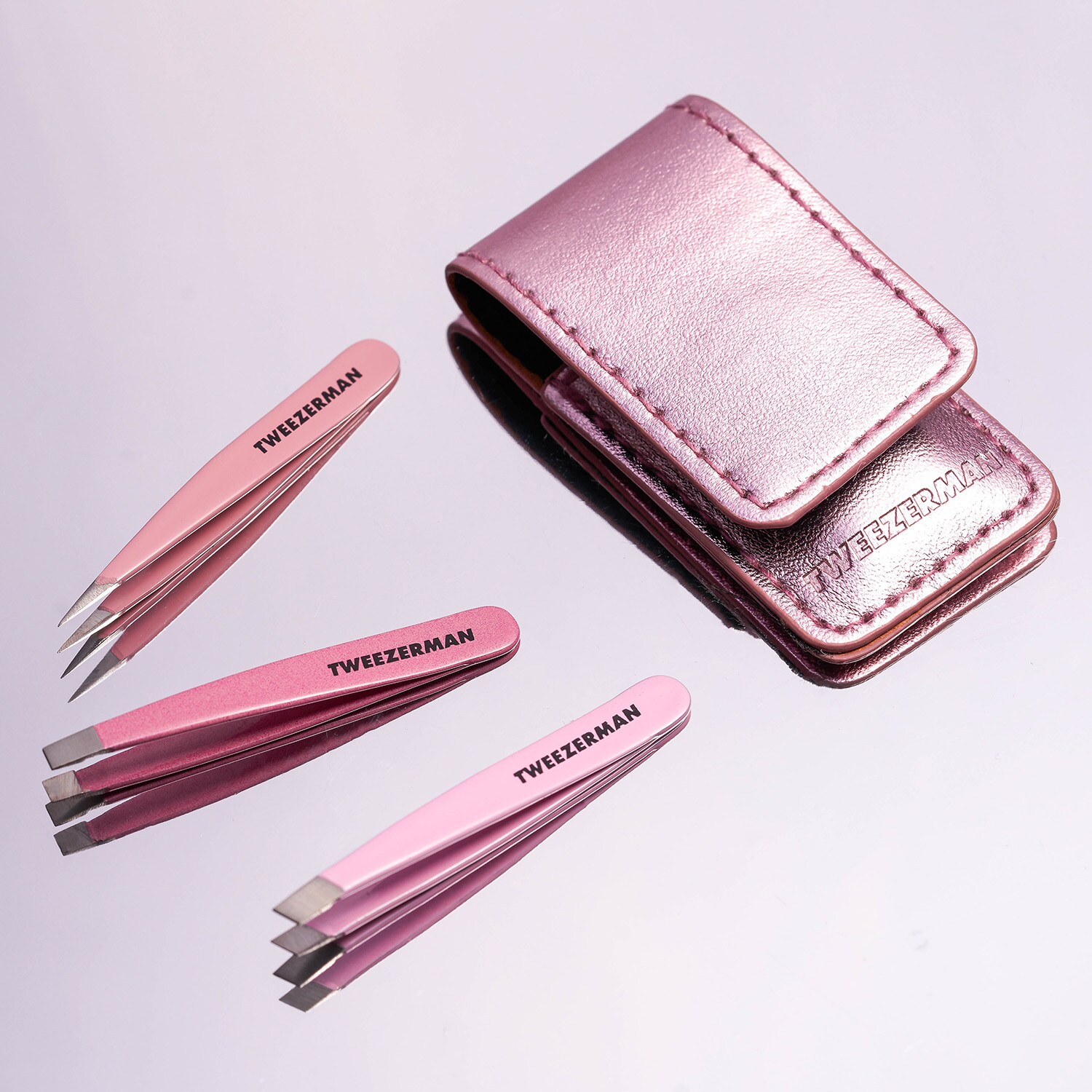 Micro Mini Pinzetten - Set 3-tlg von TWEEZERMAN ≡ SEPHORA